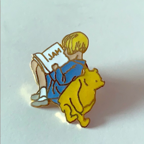 Disney | Jewelry | Vintage Winnie The Pooh Pin | Poshmark